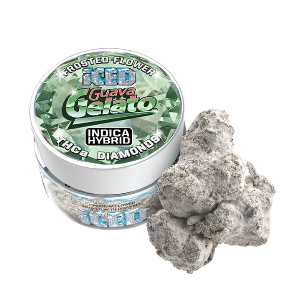 ICED Jarred Infused Flower 3.5g Guava Gelato Indica – Sluggers