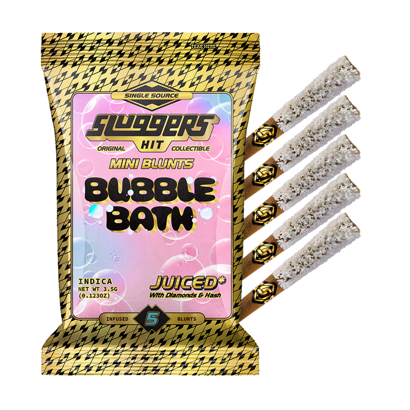 Bubble Bath Indica Mini Blunt 5-Pack – Sluggers
