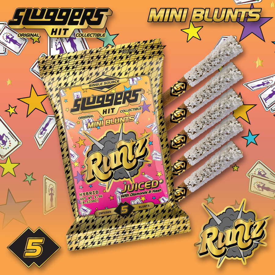 Runtz Hybrid Mini Blunt 5-Pack – Sluggers