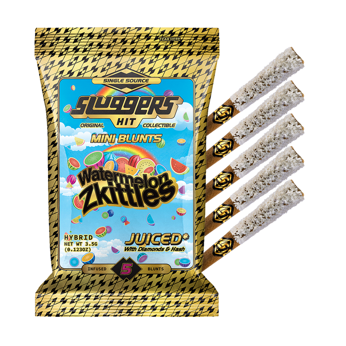 Mini Blunt 0.7g 5 Pack Watermelon Zkittles Hybrid – Sluggers