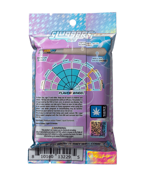 Bubble Bath Indica 5-Pack Joints – Sluggers